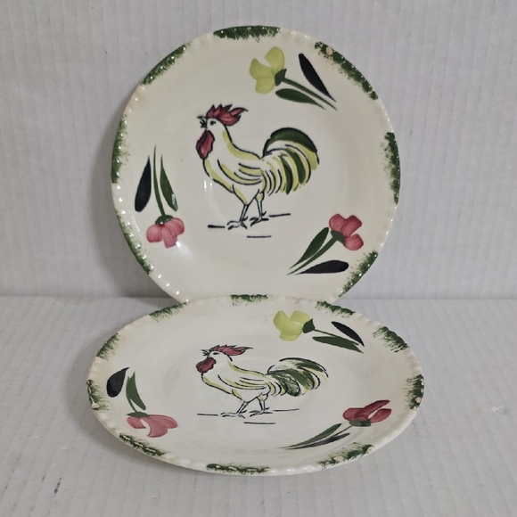 Blue Ridge Pottery | Dining | 2 Vintage Unmarked Blue Ridge Pottery ...
